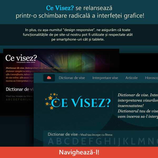 Dictionar de vise, interpretarea viselor ~ Ce Visez?